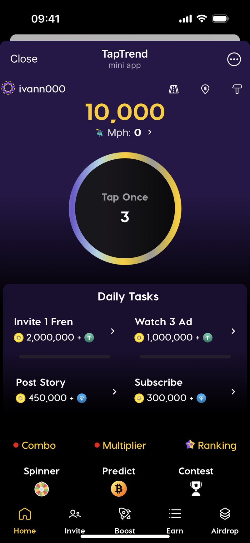 TapTrend Performance - TMA & Bots Dapps Marketplace | DYOR.io